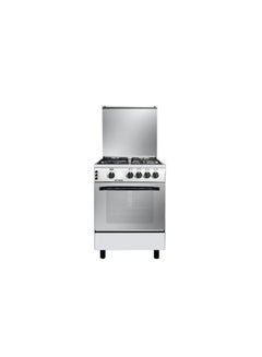 Fresh Fresh gas stove, 4 burners, 60 cm, rainbow, stainless steel fan ...