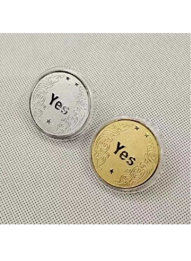 Generic Two Piece Gold and Silver Yes Or No Decision Coins | Best Price ...