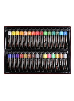 Generic 30 Colors Acrylic Paint Set 12ml/Tube Rich Pigments Colors Non ...