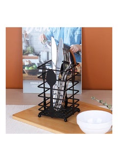 DANUBE HOME Atticus Cutlery Holder Matte Metal Iron Modern Houseware ...