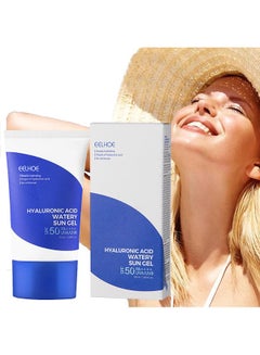 EELHOE Hyaluronic Acid Watery Sun Gel Spf50+ Pa++++ - 50ml, Natural ...