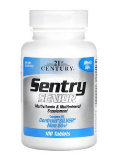 21st CENTURY Sentry Senior Multivitamin Multimineral Supplement Mens 50 ...