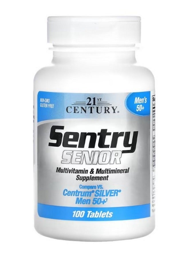 21st Century Sentry Senior Multivitamin Multimineral Supplement Mens 50 ...