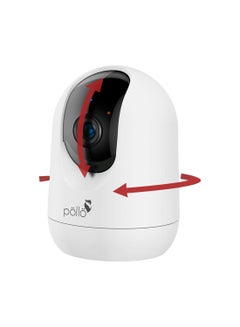Pollo 3MP 2K Guardian 360°x Smart Wi-Fi PTZ Security Camera IR Night ...
