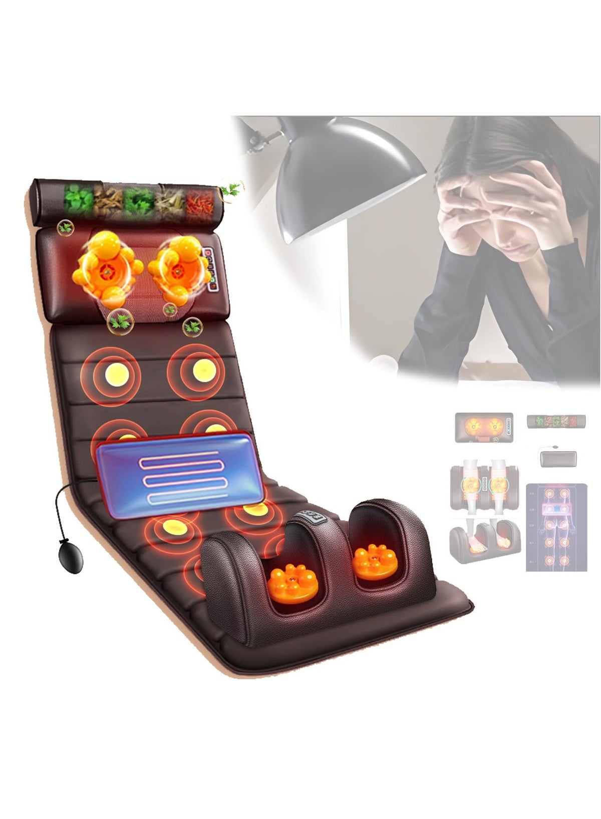 XiuWoo Smart Back Massager With Hot Compress Function,To Release Stress ...