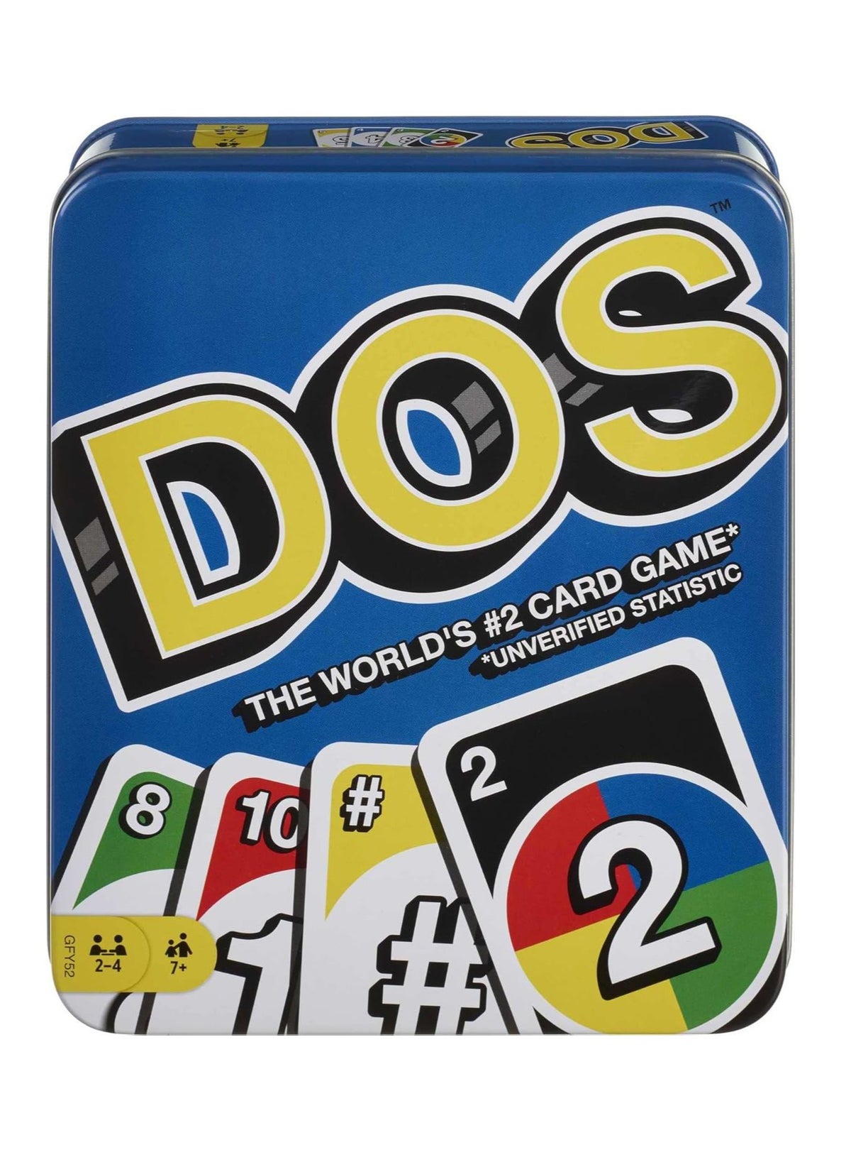 EHOME UNO Dos Card Game for Kids, Adults and Game Night in a Portable ...