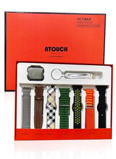ATOUCH Atouch Germany Smart Watch HD Full Display with Seven Set Strap ...