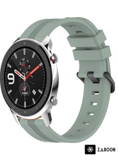 Zaboon Amazfit GTR 4 22mm Concave Striped Slicone Watch Band KSA ...