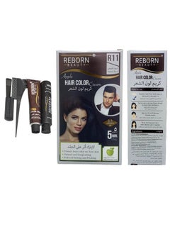 REBORN Natural Black Hair Color Cream Doesn t Leave Color On Your Skin ...