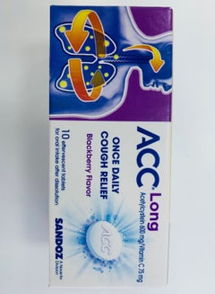 Sandoz ACC Long 600 mg Effervescent Tablets 10's UAE | Dubai, Abu Dhabi