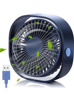 Arabest Small Personal USB Desk Fan,3 Speeds Portable Desktop Table ...