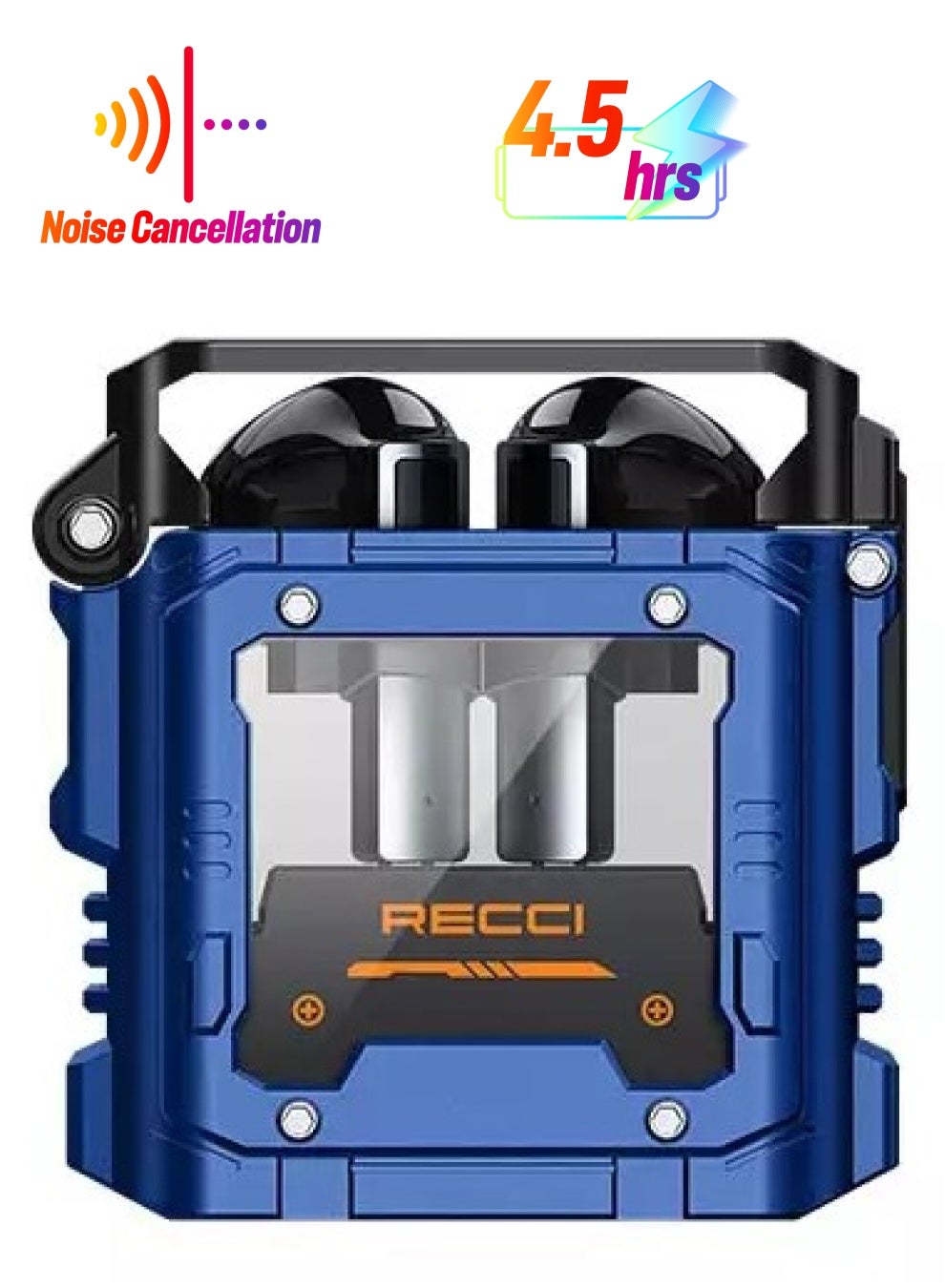 Recci Wireless Headset TWS Earbuds With Bluetooth V5.3 Alloy Material ...