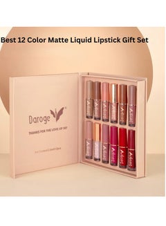 daroge Daroge Book Style Velvet Matte Liquid Lipstick Gift Set Excellent Long Lasting ...