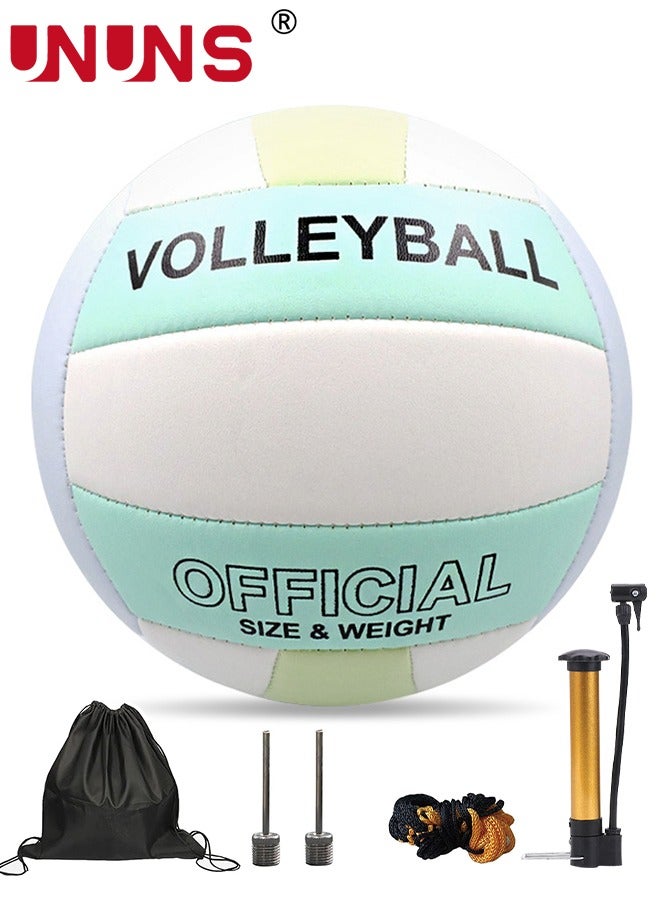 UNUNS Volleyball Official Size 5,Youth Volleyball Ball Set,Soft ...
