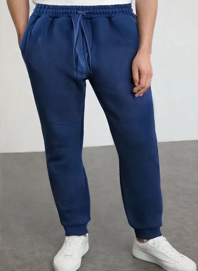 trendyol Regular/Normal Cut Stitch Detail Thick Sweatpants ...