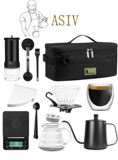 ASIV V60 Set 10 Piece Coffee Drip Set With Tool Case | Best Price KSA ...