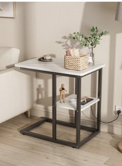 JANTENS JANTENS Coffee Table With Socket Side Table Tea Table With ...