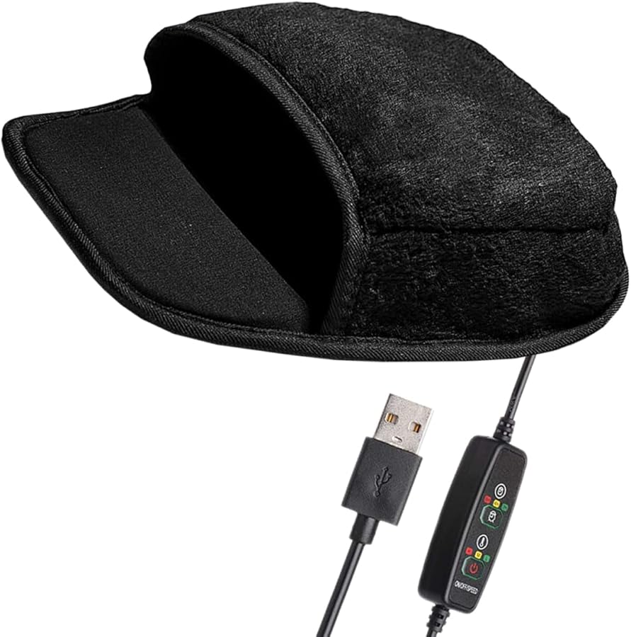 Generic USB Heated Mouse Pad Ergonomic Hand Warmer with Heat Settings ...