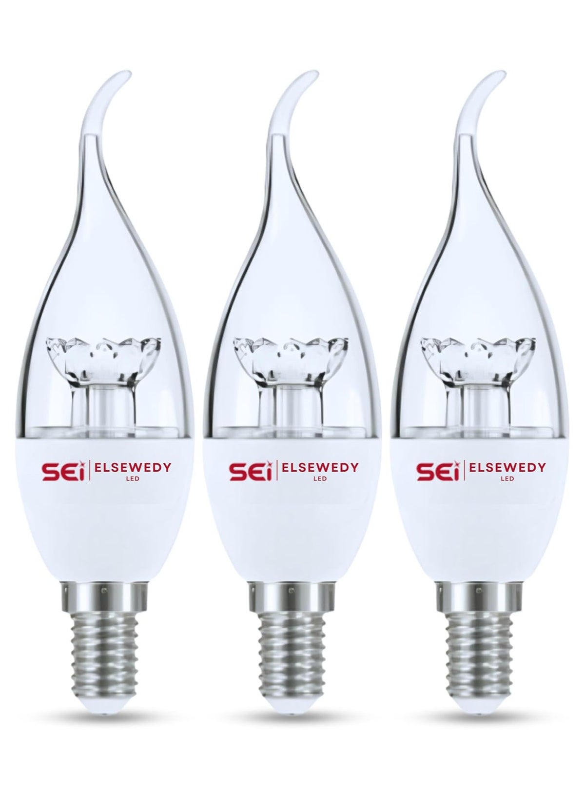 ELSEWEDY ELECTRIC ELSEWEDY Crystal LED Bulb E14, 6 Watt, 3000 Kelvin ...