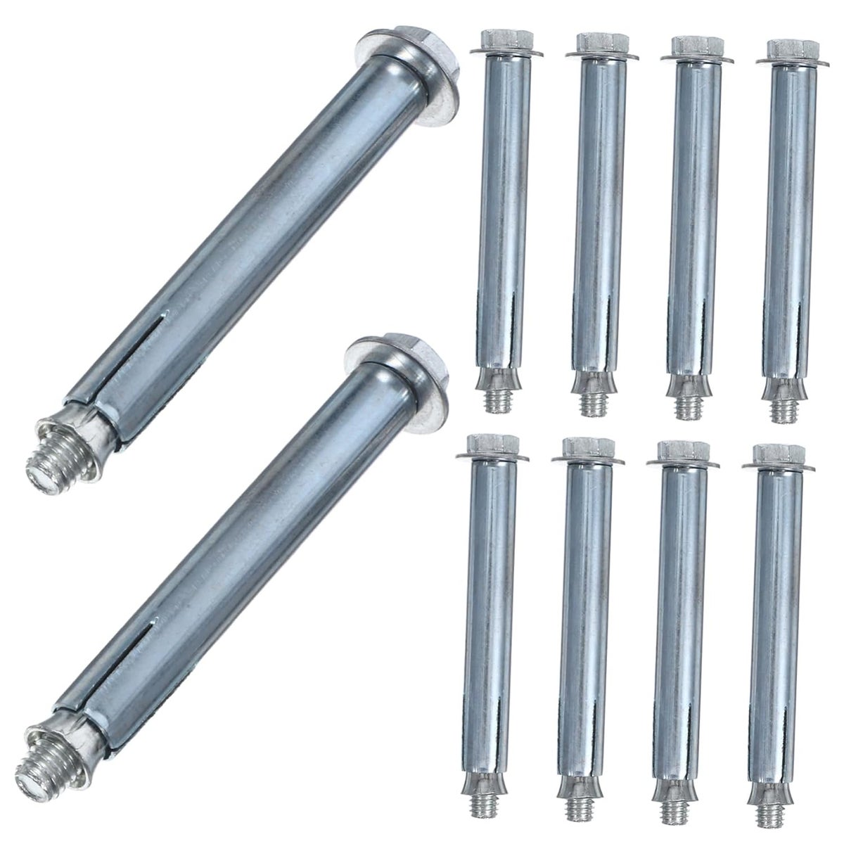 Generic 10Pcs Heavy Duty M10 Expansion Bolts for Speed Bumps Driveway ...