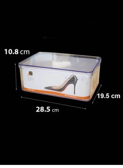 co arma Shoe storage box, transparent and elegant shoe organizer, 28*19 ...
