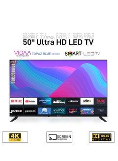 GEEPAS Geepas 50’’ 4K UHD Smart LED TV, VIDAA With Remote Control ...