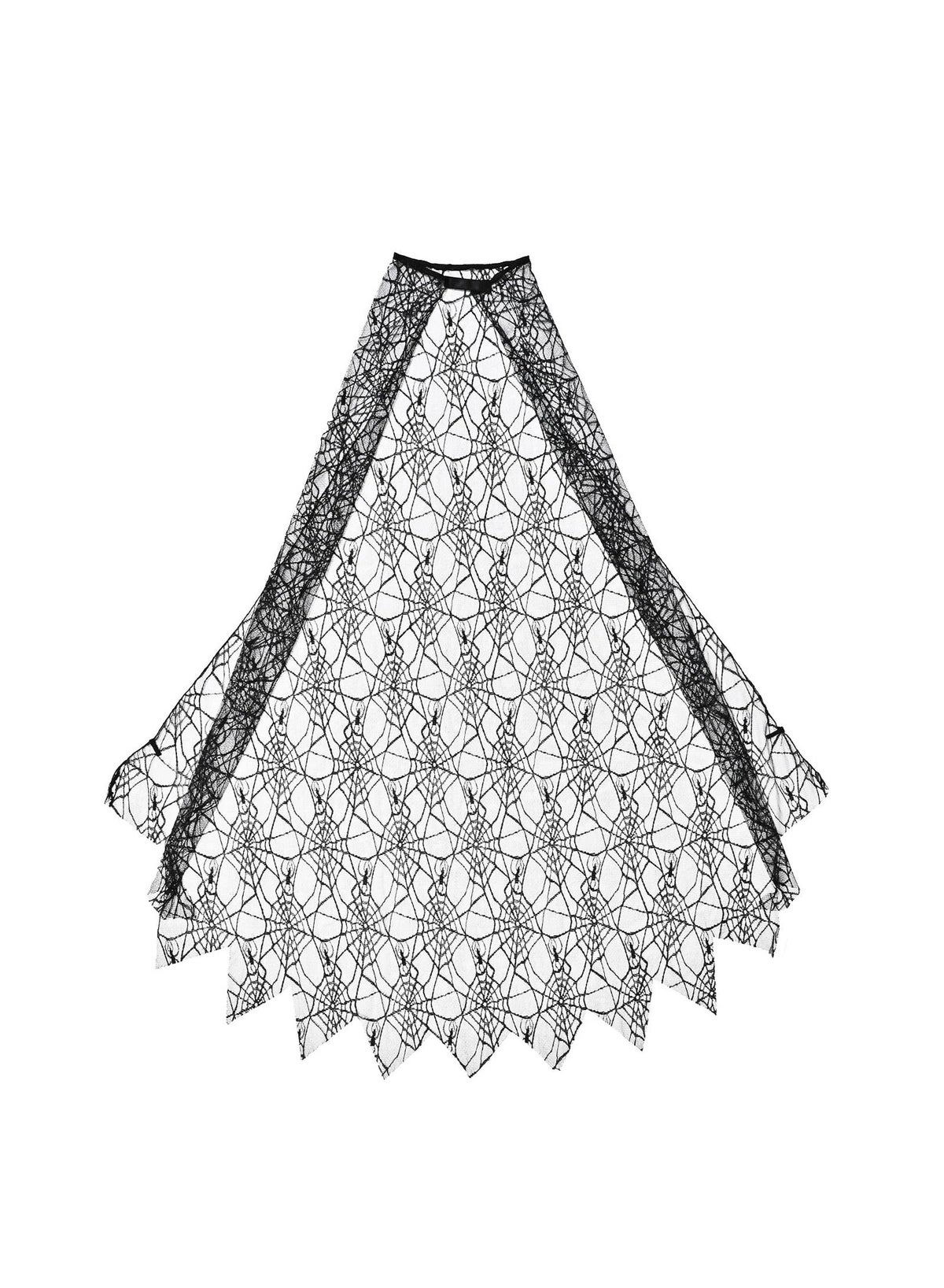 Y&D Spider Web Cape, Halloween Cape Women Witches Robe Cloak Unisex ...