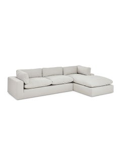 homes r us Branson Left-Hand Facing Corner Sofa, Light Grey UAE | Dubai, Abu Dhabi