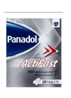 Generic Panadol Actifast 500mg Paracetamol for Pain Relief 20 tablets ...