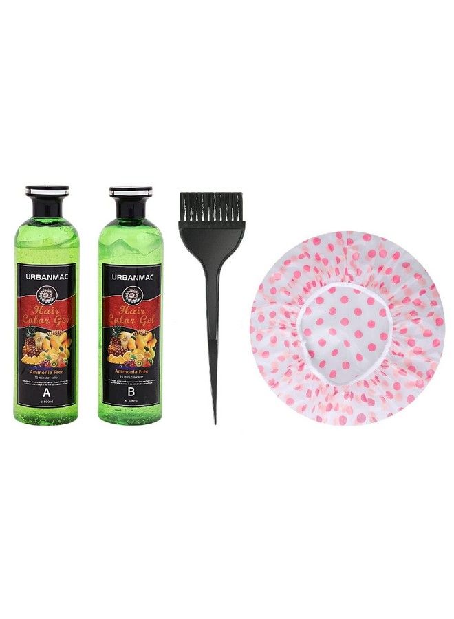 Urbanmac Fruit Vinegar Black Gel Color Professional Hair Colour 500Mlx2 ...