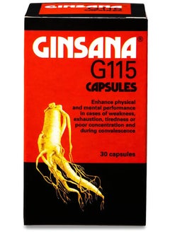 Ginsana Ginsana G115 Ginseng 100 mg 30 capsules UAE | Dubai, Abu Dhabi