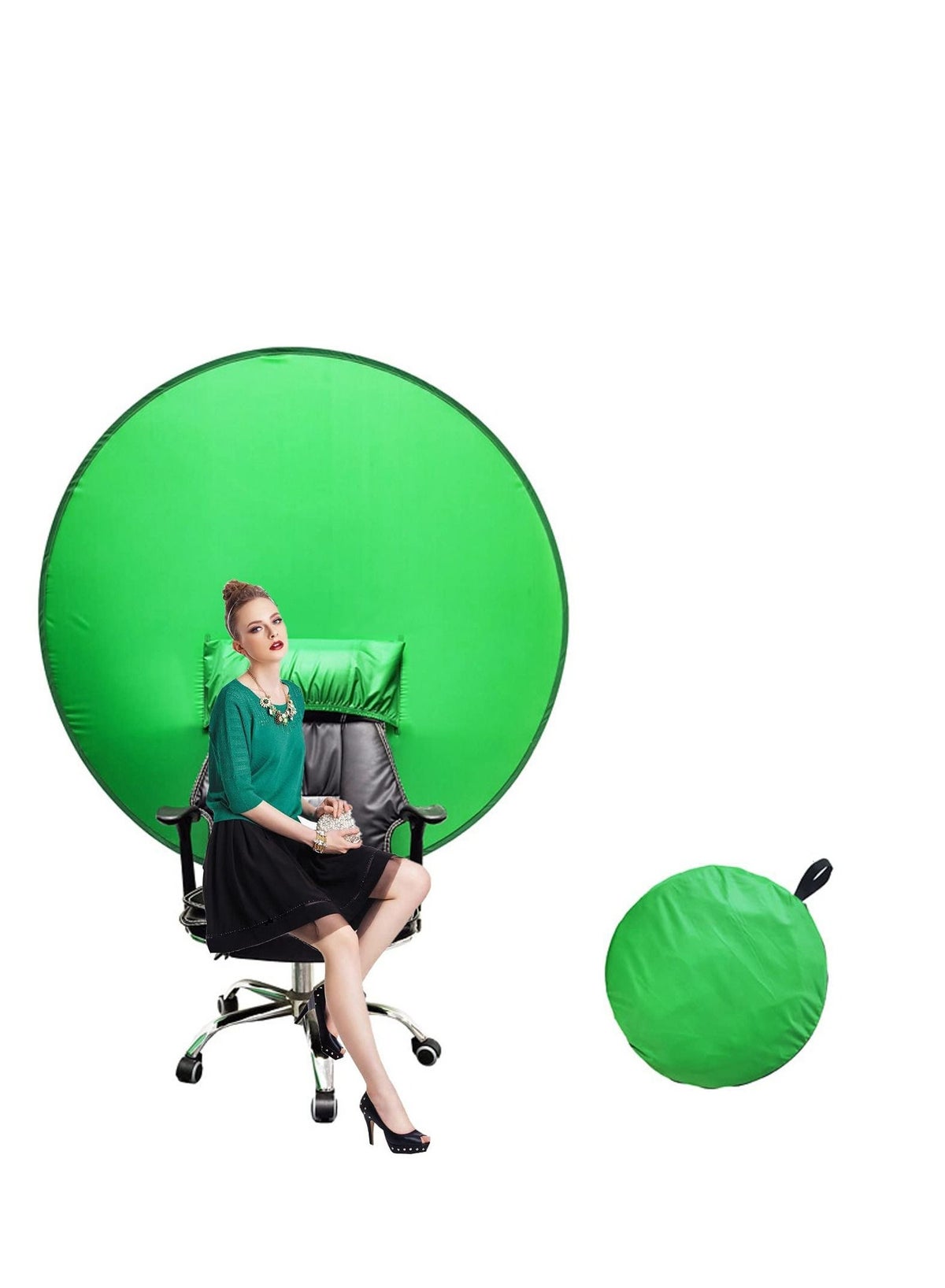 Generic Round Shape Webcam Zoom Background Screen 142cm | Best Price ...