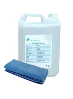 Biochemix Biochemix HIPURE Distilled Water 5L with microfiber cloth in ...
