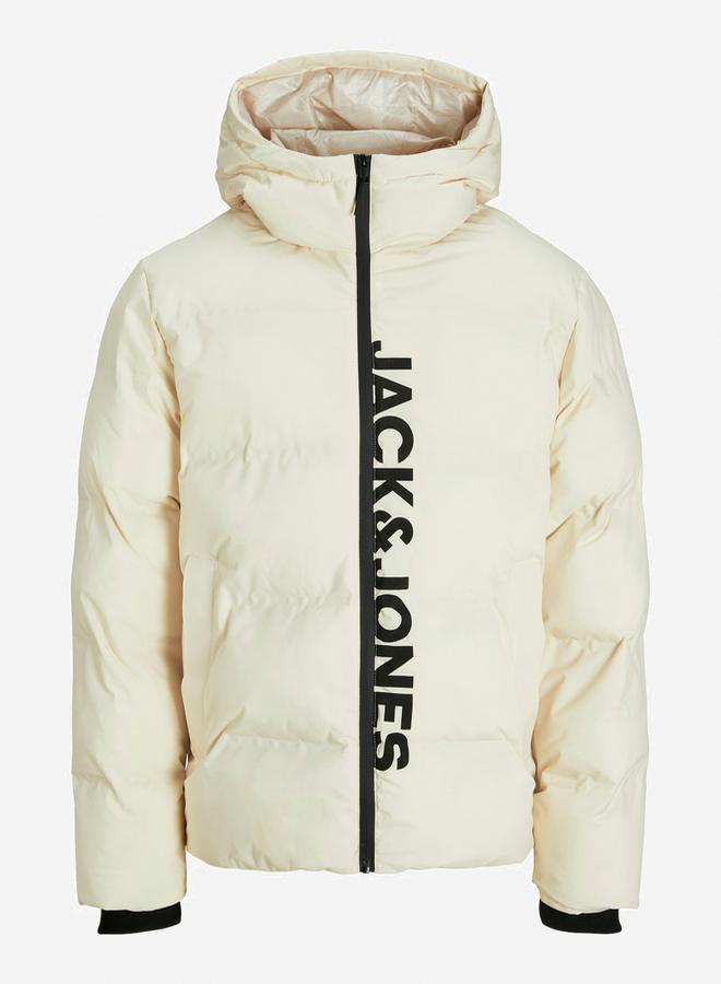 JACK & JONES Printed Concealed Placket Puffer Jacket | Best Price KSA ...