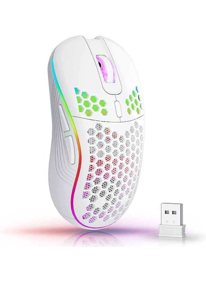 JoyousSto Wireless Mouse wireless gaming mouse Rechargeable PC Mouse ...