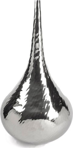 Mikasa Moor Silver Cross Textured Vase 82cm UAE | Dubai, Abu Dhabi