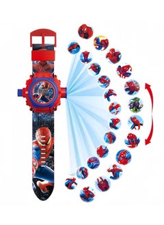 Beauenty Spider Man Projection Watch Children's Cartoon Light-Emitting ...