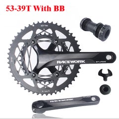 Generic RACEWORK Road Bike Crankset 22-Speed 50-34T 53-39T 53-39t with ...