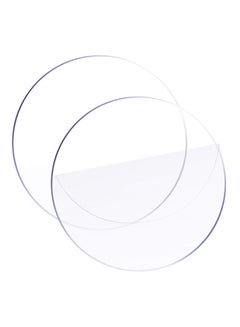 Generic Circle Clear Acrylic Sheet, 12 x 12 Inches Round Acrylic Disc 1 ...
