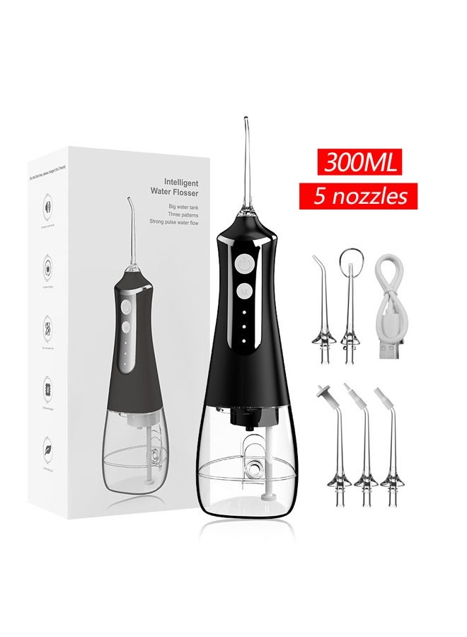 KLNAMAEAAN Portable USB Rechargeable Water Jet Teeth Cleaner with Water ...