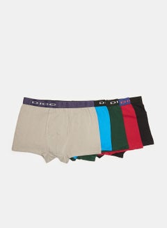 DICE Pack Of 5 Men's Boxers, Lycra, Solid Colours Egypt | Cairo, Giza