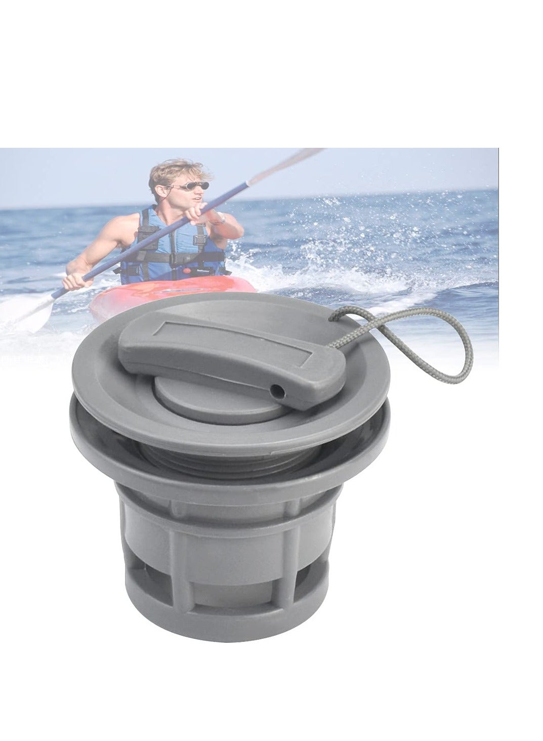 Excefore Inflatable Boat Air Valve, Kayak 8 Teeth Air Valve PVC Boat ...