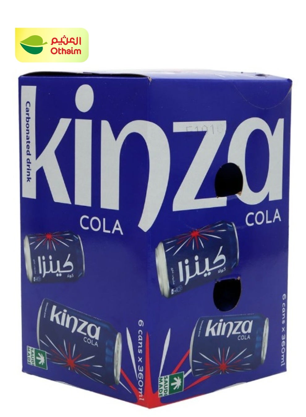 Kinza Kinza Cola Soft Drink, Cans, 6 × 360 ml | Best Price KSA | Riyadh ...