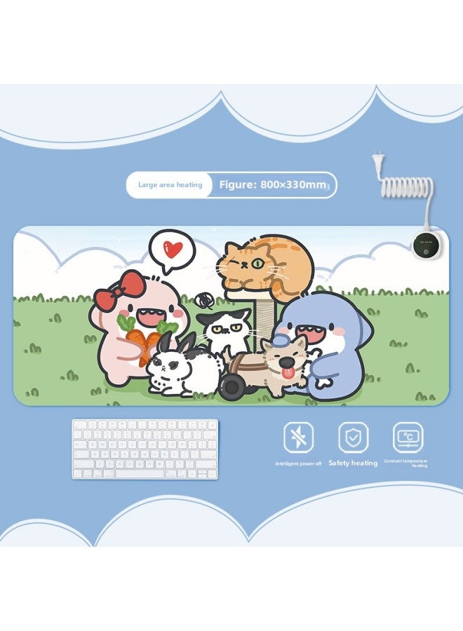 Generic Fat Shark Heating Heating Mat Warm Table Mat Office Computer ...