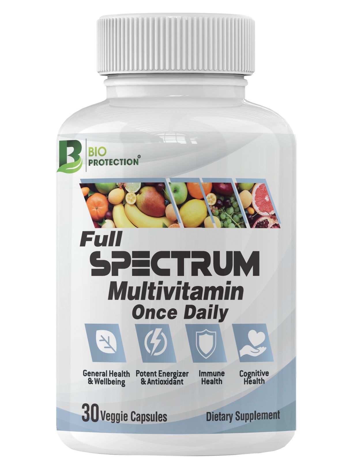 BIO PROTECTION Full Spectrum Multivitamin Men And Women Daily Essential ...