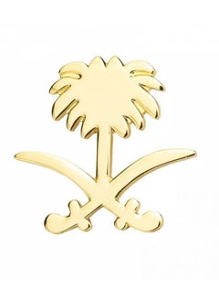 Generic Saudi National Day 93 pin brooch with design of two swords and ...