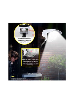 Generic Solar Lamp Shape Of A Surveillance Camera With PIR Sensor ...