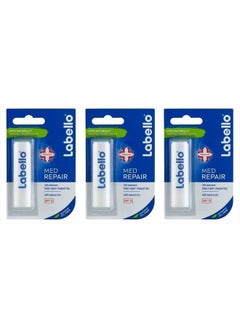 Labello MED Repair (Formaly Known As MED Protection) Lip Balm 3 Pack ...