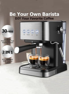 M MIAOYAN New coffee machine Italian semi-automatic espresso high ...