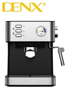 Denx Espresso Coffee Machine for Home, 1.6L Capacity, 850W Power, with ...